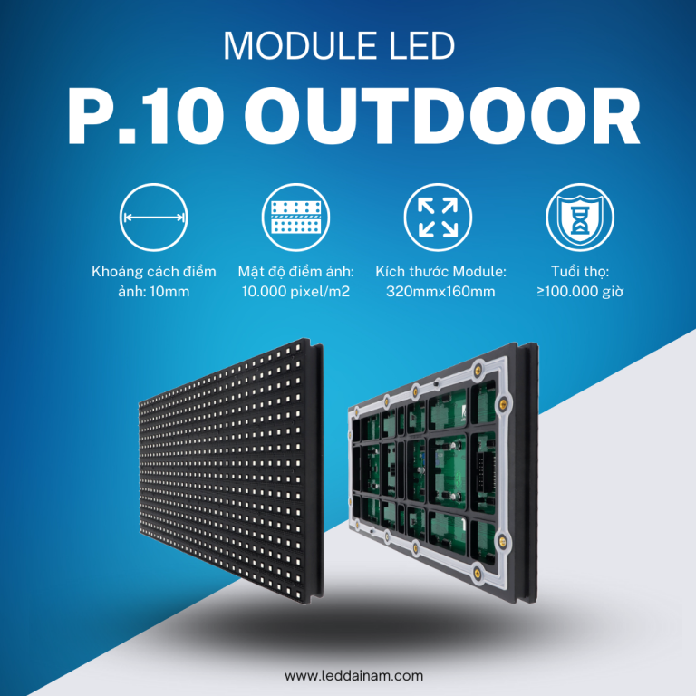 Module Màn Hình Led P10 ngoài Trời - Chính hãng, Giá tốt 100%